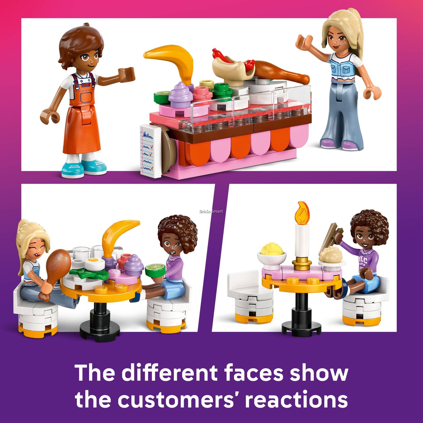 LEGO 42655 LEGO Friends Restaurant and Cooking School Building Toy Set ...