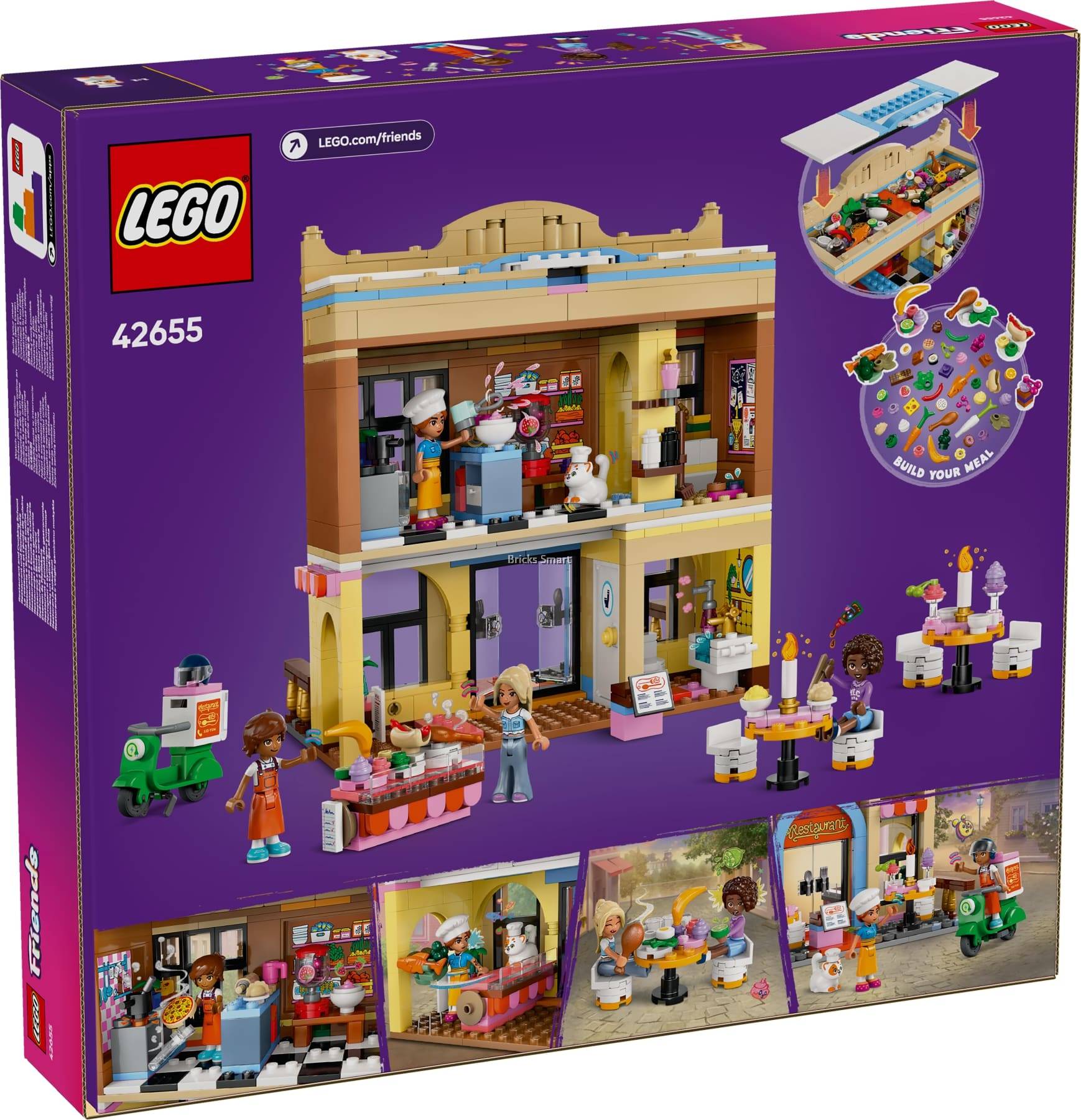 LEGO 42655 LEGO Friends Restaurant and Cooking School Building Toy Set ...