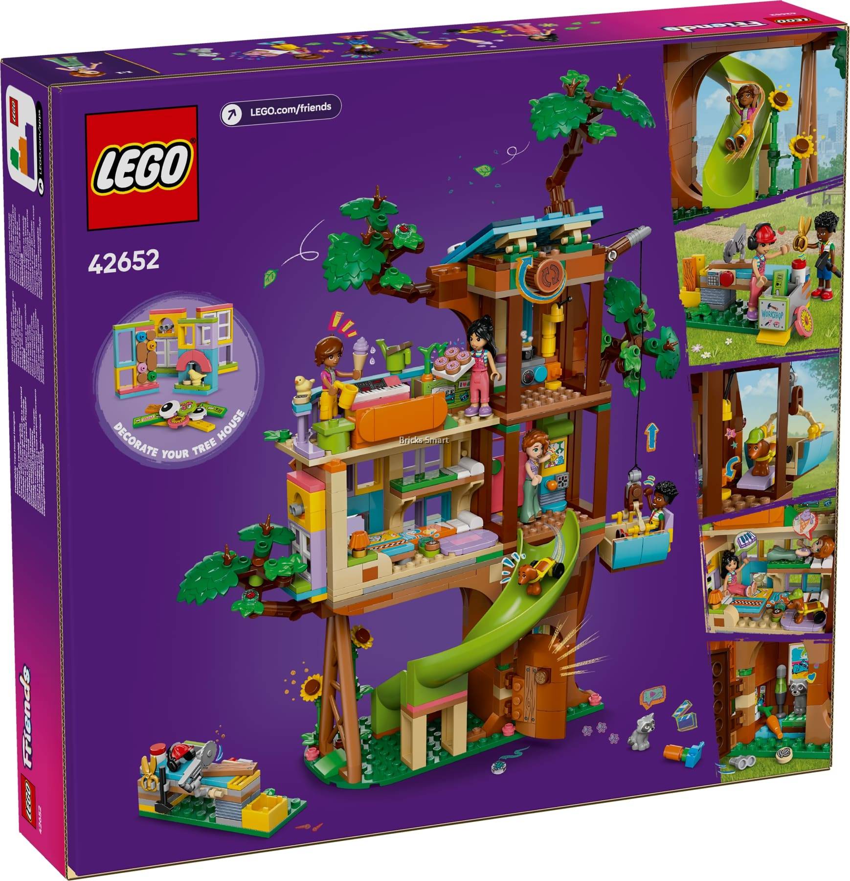 LEGO 42652 LEGO Friends Friendship Tree House Hangout Building Toy Set ...