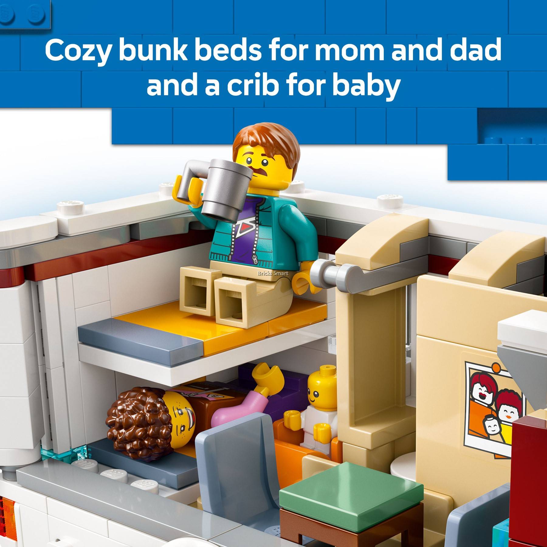 LEGO 60454 City Holiday Adventure Camper Van Building Toy Set (385 Pieces)