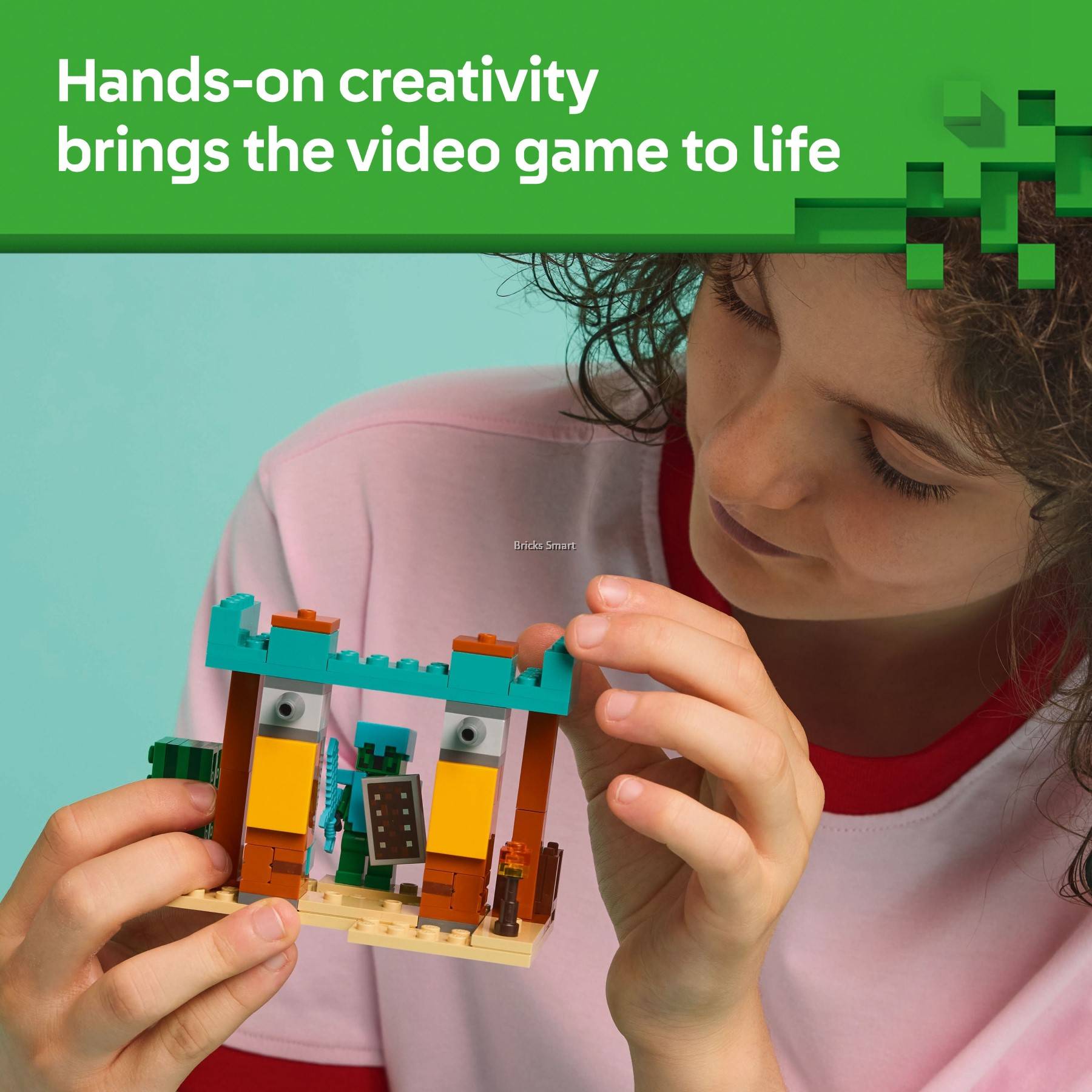 LEGO 21267 Minecraft The Illager Desert Patrol Building Toy Set (105 ...