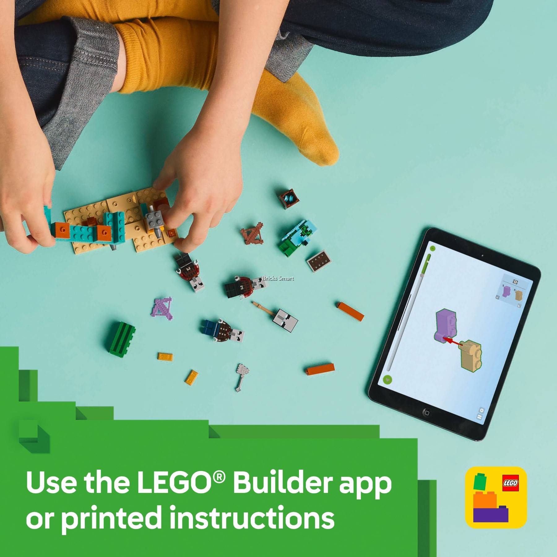 LEGO 21267 Minecraft The Illager Desert Patrol Building Toy Set (105 ...