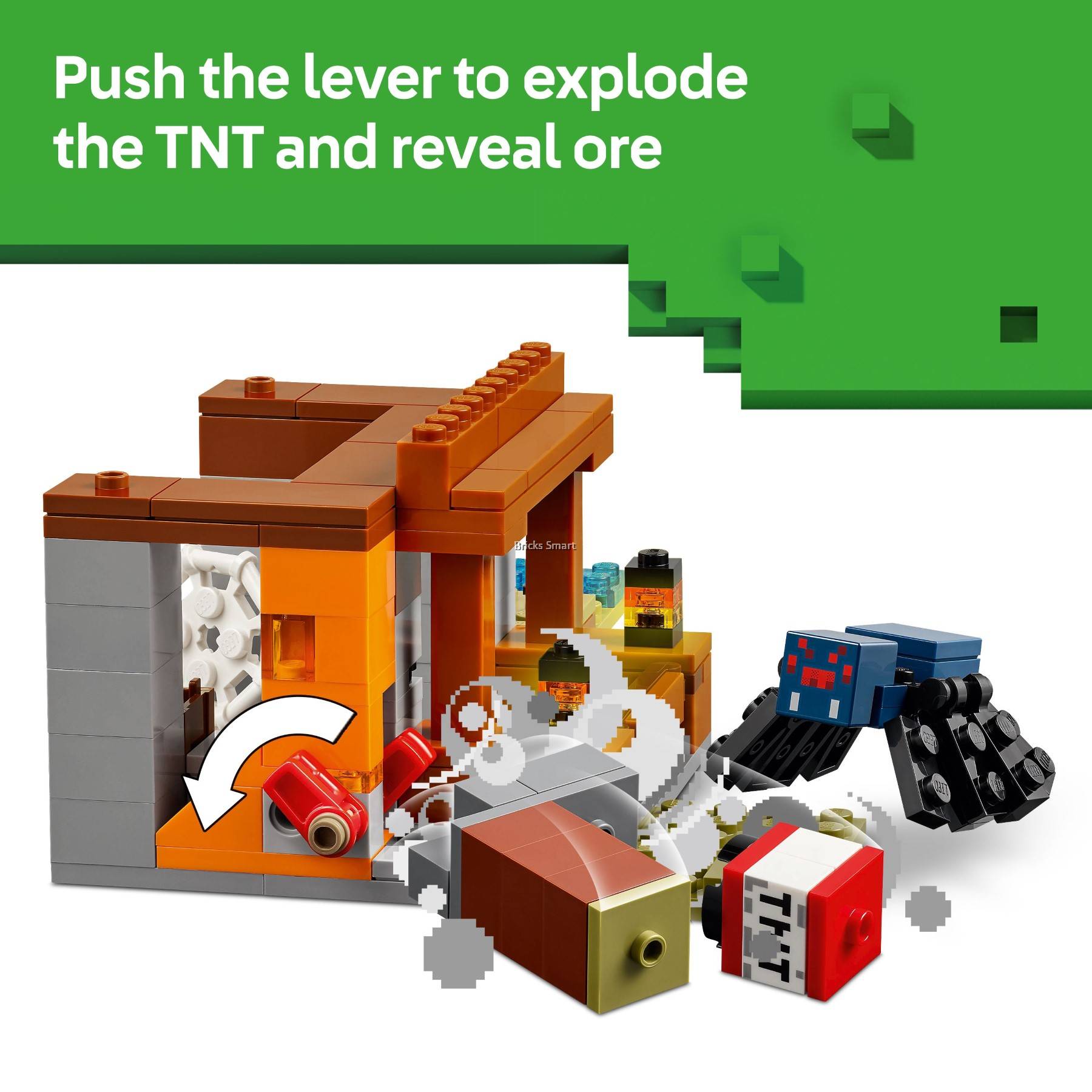 LEGO 21269 Minecraft The Armadillo Mine Expedition Building Toy Set ...