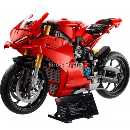LEGO 42202 Technic Ducati Panigale V4 S Motorcycle Building Set (1603 ...