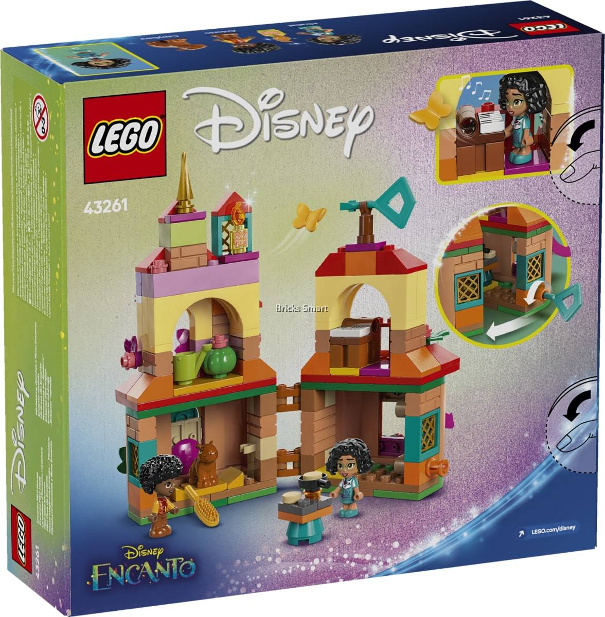 LEGO 43261 Disney Encanto Mini House Building Toy Set (186 Pieces)