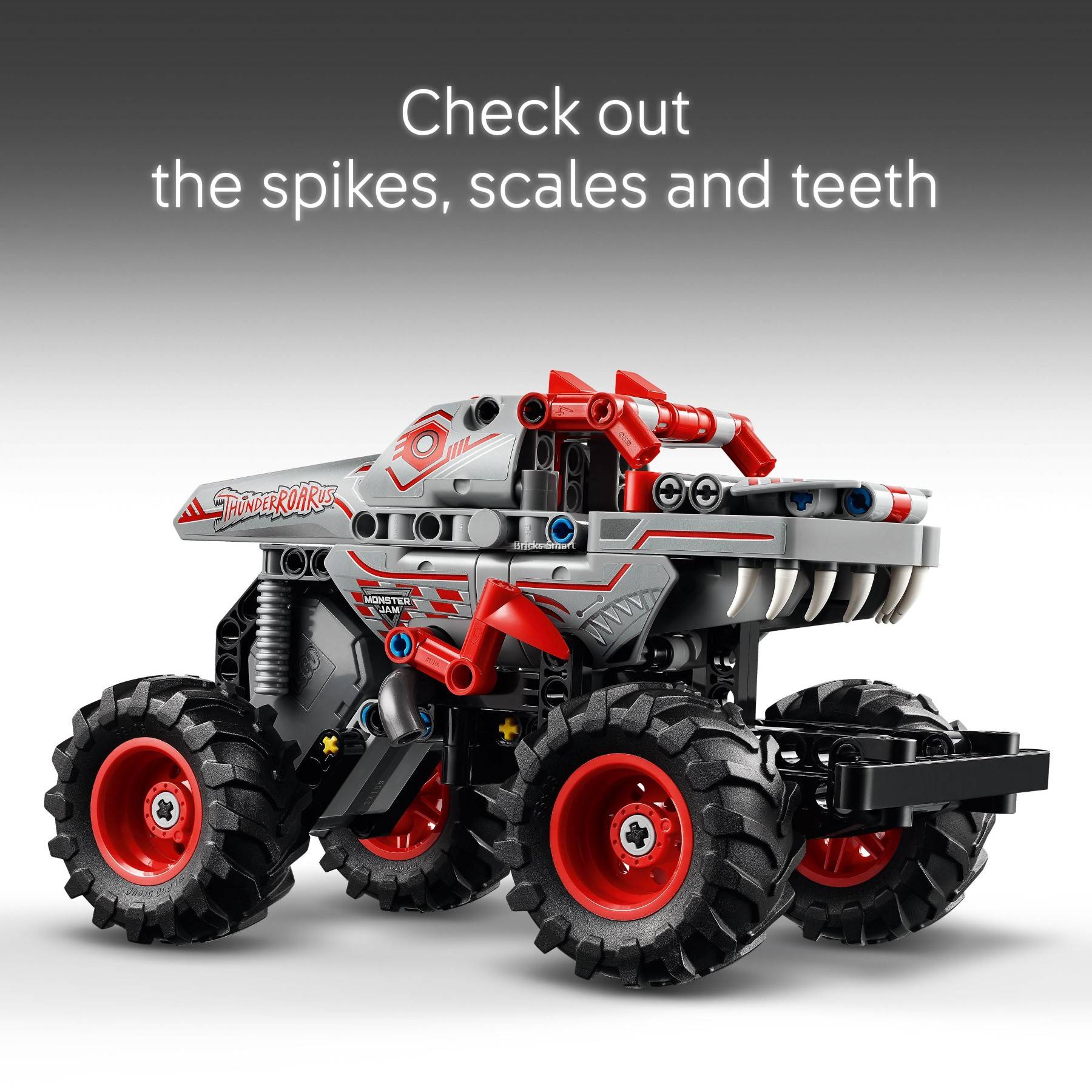 LEGO 42200 Technic Monster Jam ThunderROARus Pull-Back Building Toy Set ...