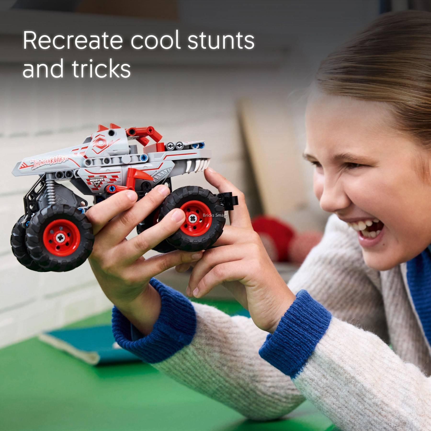 LEGO 42200 Technic Monster Jam ThunderROARus Pull-Back Building Toy Set ...