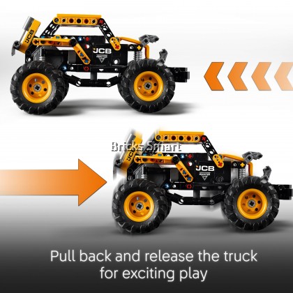 LEGO 42199 Technic Monster Jam DIGatron Pull-Back Building Toy Set (218 ...