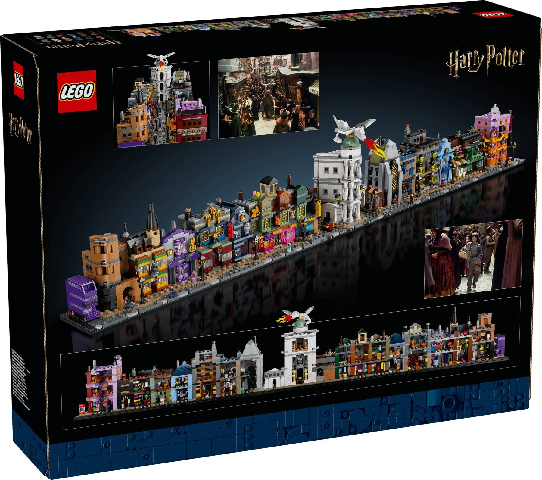 LEGO 76444 Harry Potter Diagon Alley Wizarding Shops Building Toy Set ...