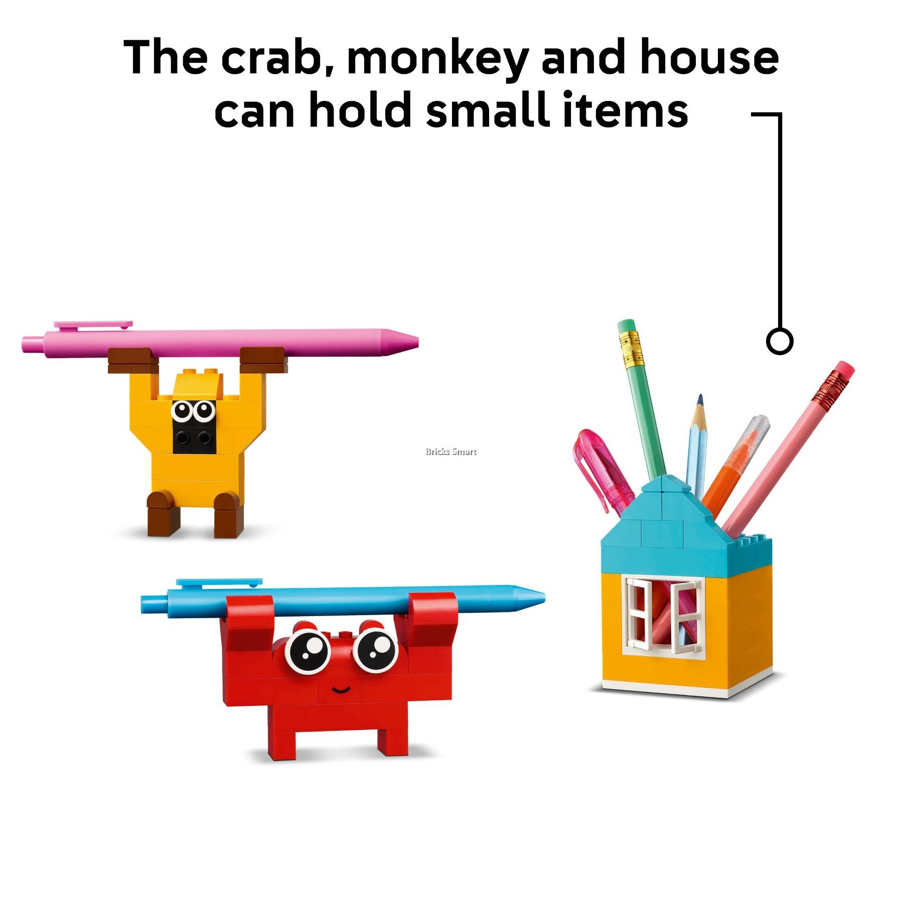 LEGO 11042 LEGO Classic Creative Happy Box Building Toy Set (68 Pieces)