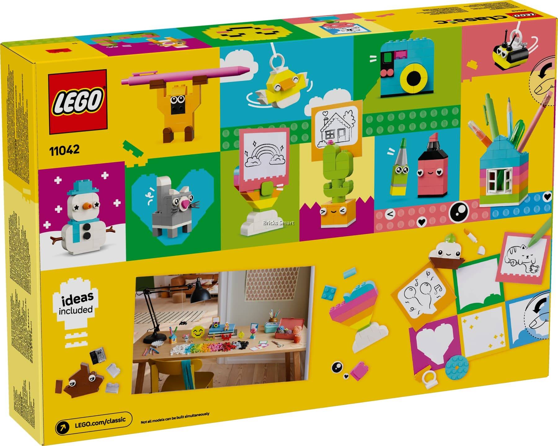 LEGO 11042 LEGO Classic Creative Happy Box Building Toy Set (68 Pieces)
