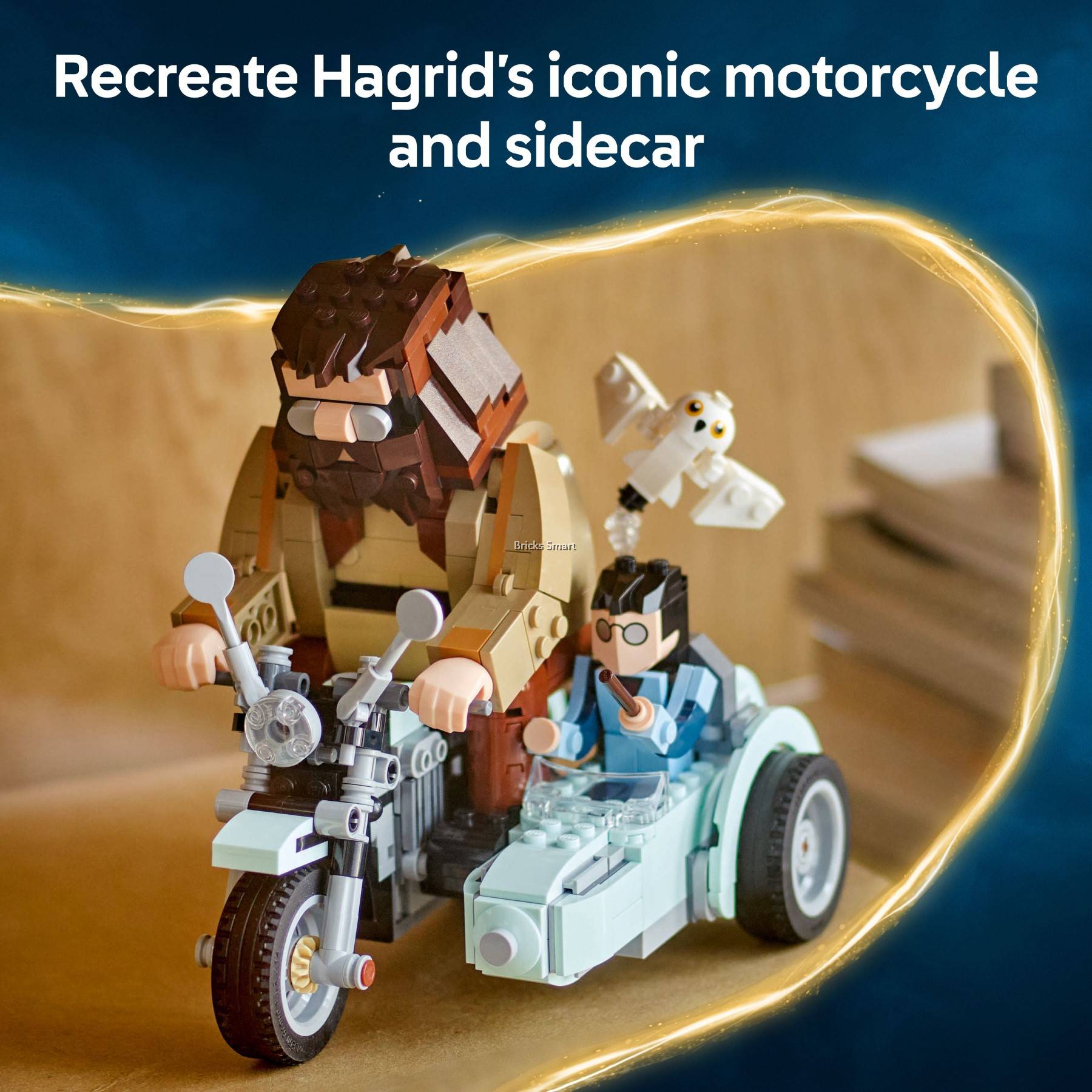LEGO 76443 Harry Potter Hagrid & Harry's Motorcycle Ride Building Toy ...