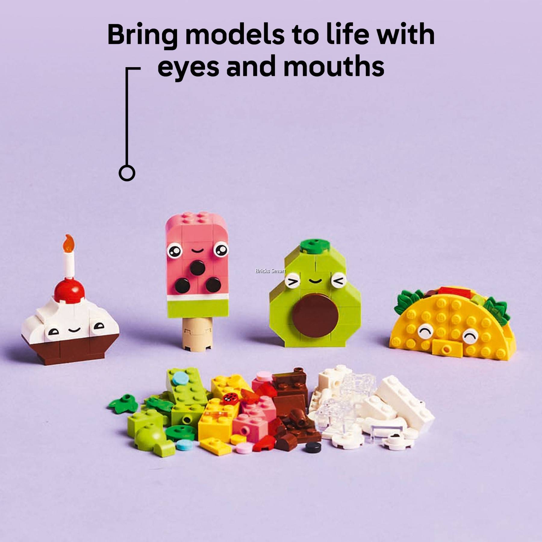 LEGO 11039 LEGO Classic Creative Food Friends Building Toy Set (150 Pieces)