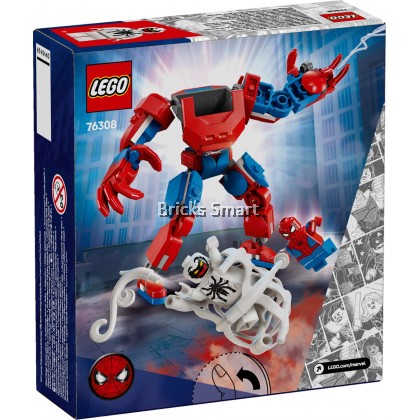 LEGO 76308 Marvel Super Heroes Spider-Man Mech vs. Anti-Venom Building ...