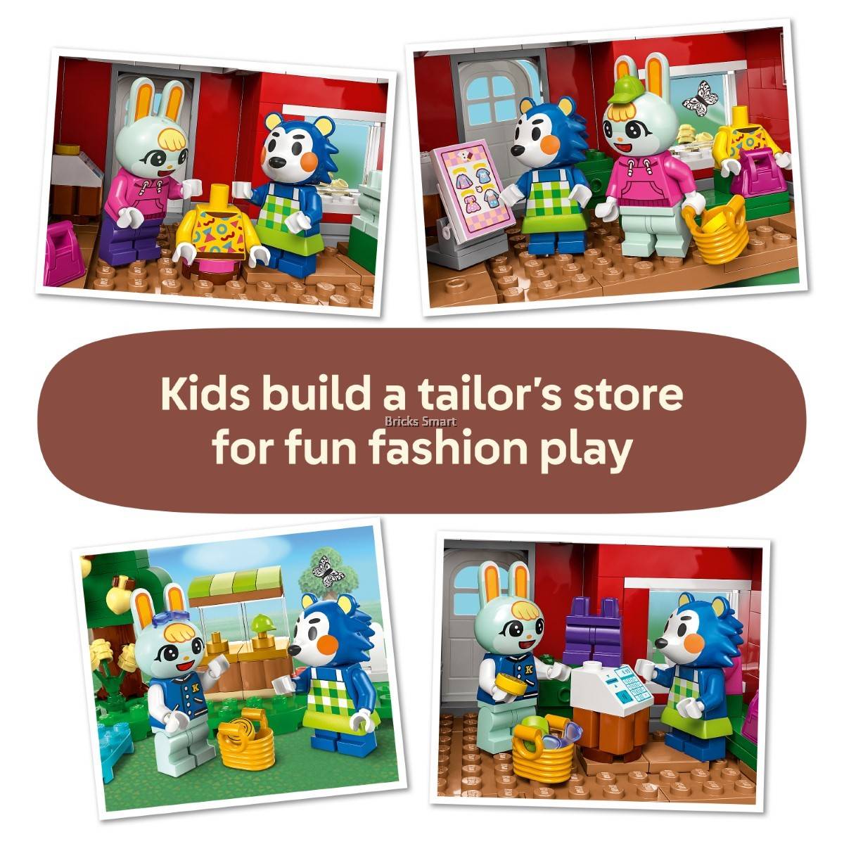 LEGO 77055 Animal Crossing Able Sisters Clothing Shop Building Toy Set ...