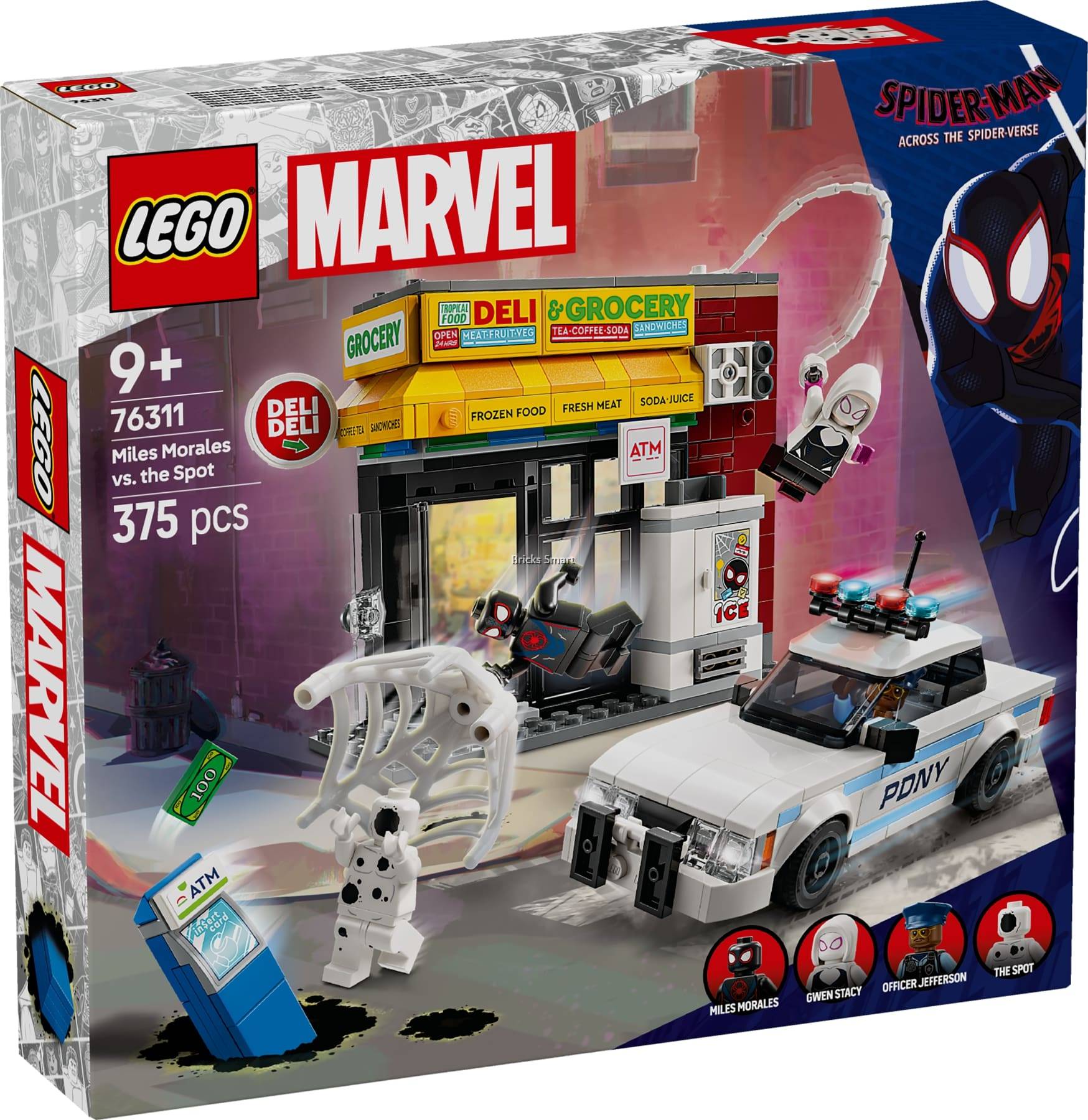 LEGO 76311 Marvel Super Heroes Spider-Verse: Miles Morales vs. The Spot ...