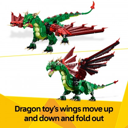 LEGO 31161 LEGO Creator Medieval Dragon Building Toy Set (715 Pieces)