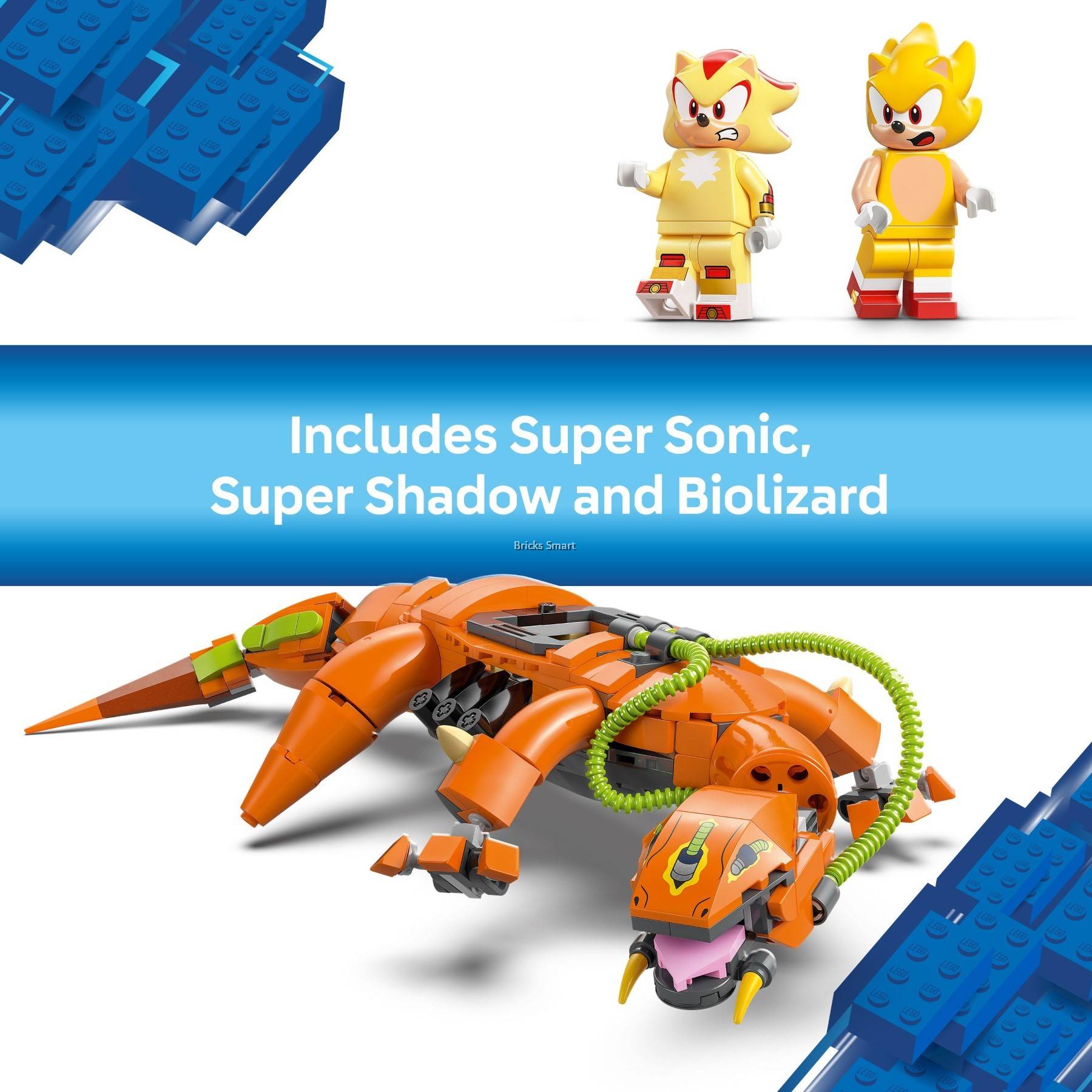 LEGO 77003 Sonic Super Shadow vs. Biolizard Building Toy Set (419 Pieces)
