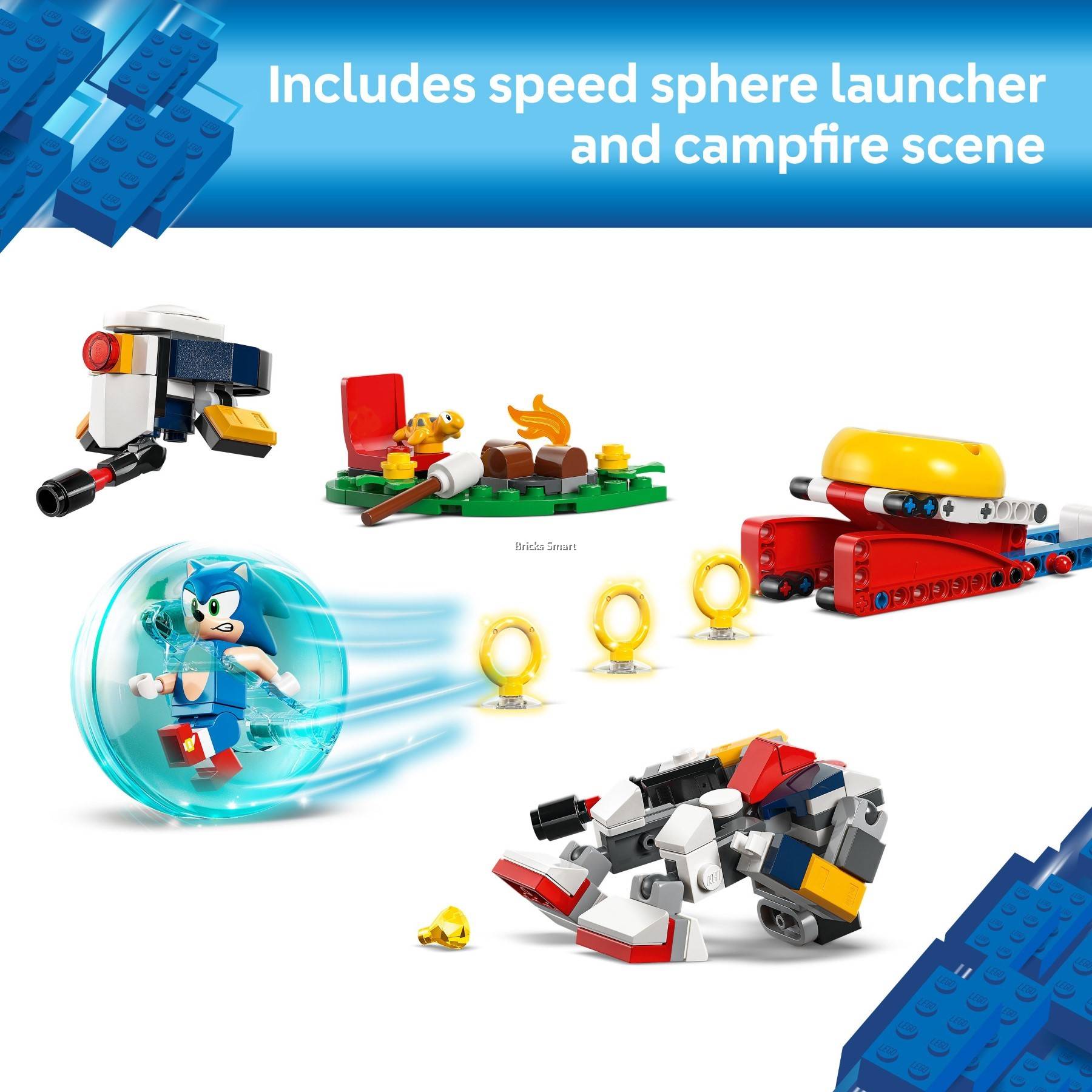 LEGO 77001 Sonic's Campfire Clash Building Toy Set (177 Pieces)