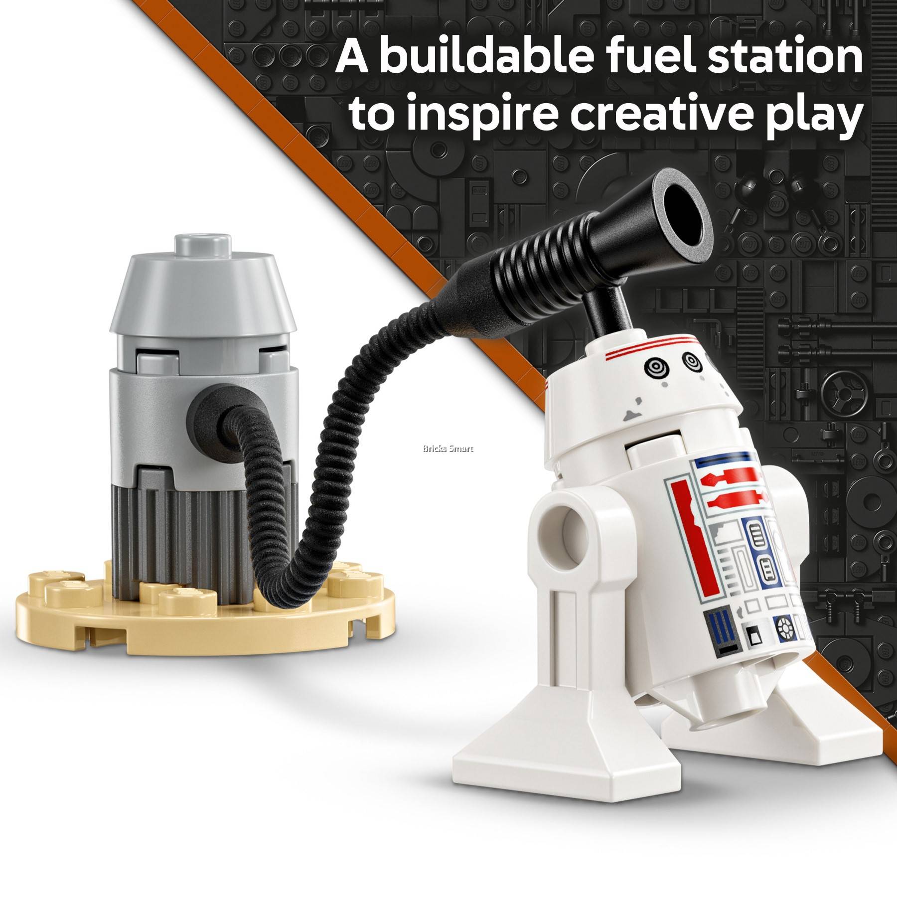 LEGO 75410 Star Wars Mando and Grogu's N-1 Starfighter Building Toy Set ...