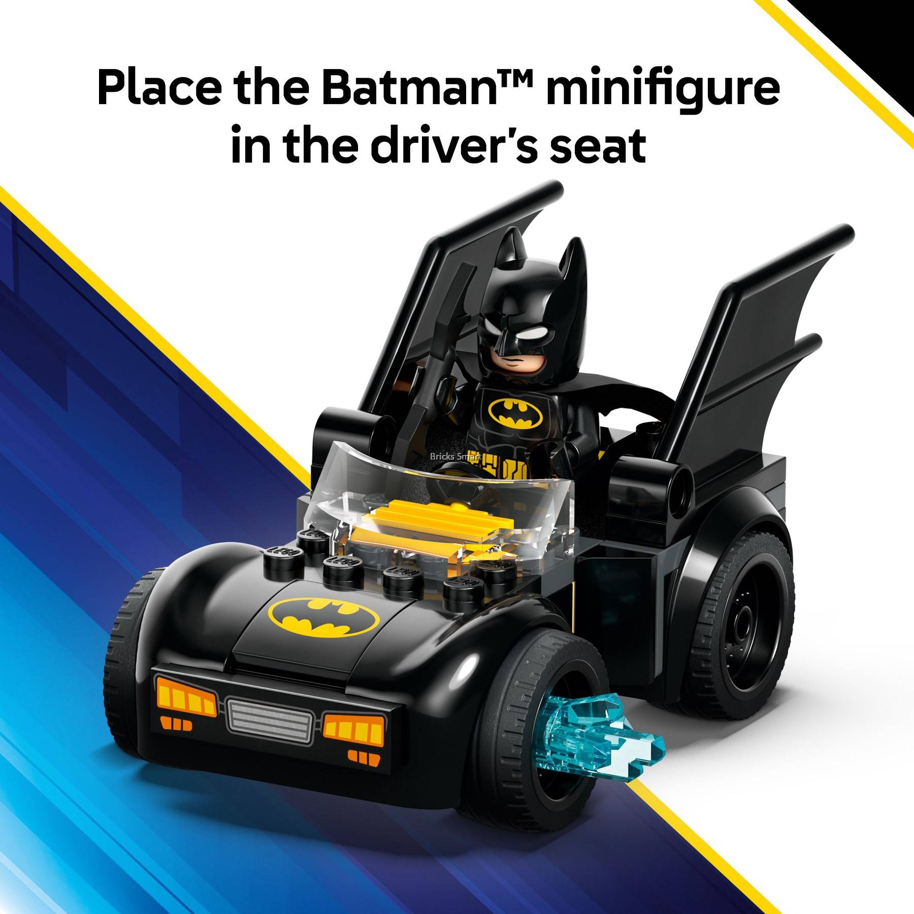 LEGO 76301 DC Super Heroes Batman & Batmobile vs. Mr. Freeze Building ...