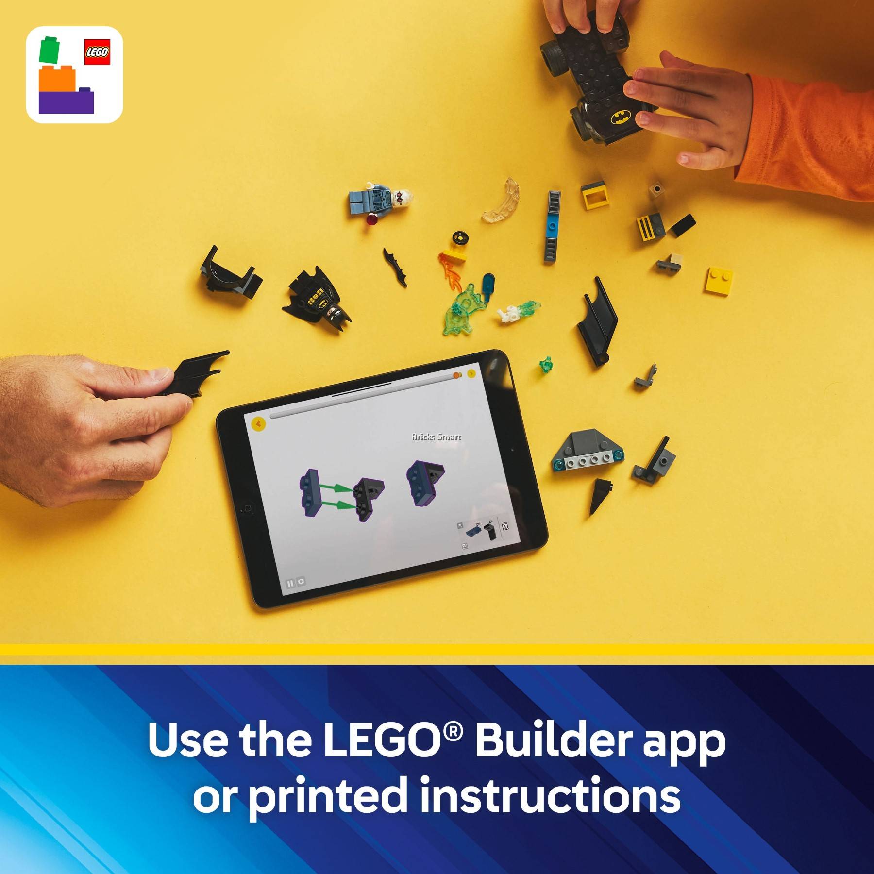 LEGO 76301 DC Super Heroes Batman & Batmobile vs. Mr. Freeze Building ...