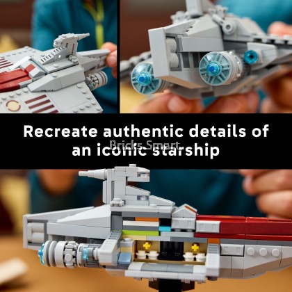 LEGO 75404 Star Wars Acclamator-Class Assault Ship Building Toy Set ...