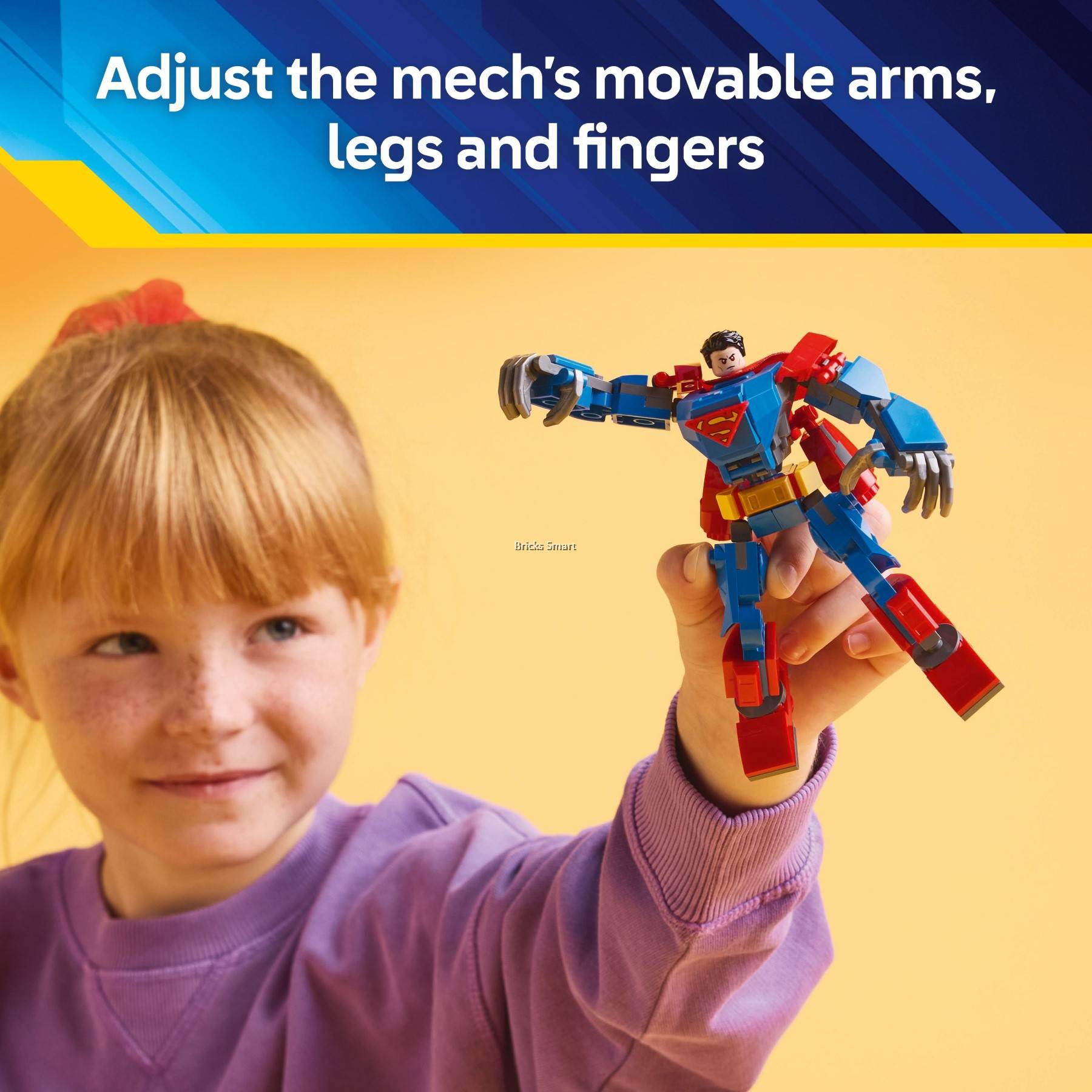 LEGO 76302 DC Super Heroes Superman Mech vs. Lex Luthor Building Toy ...