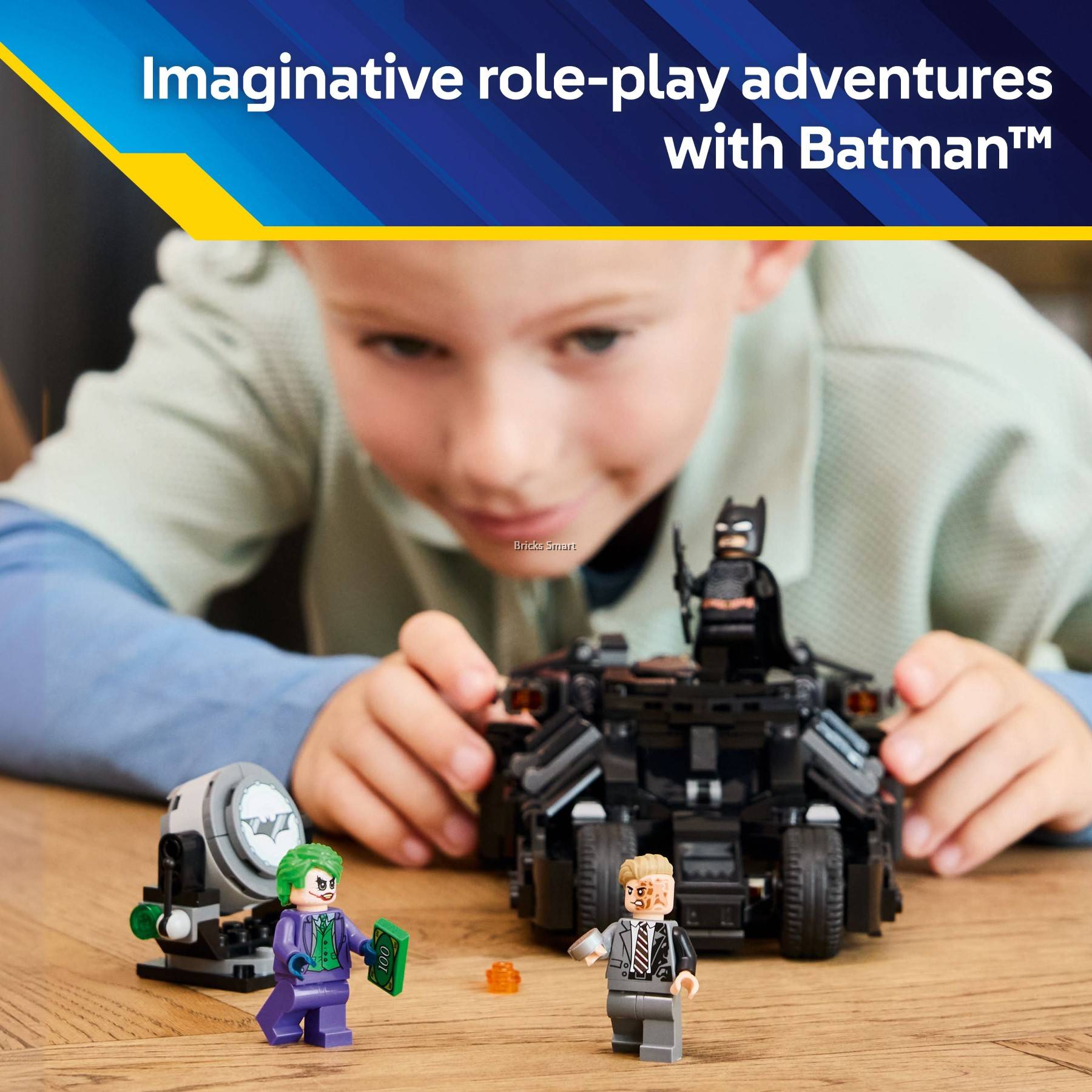 LEGO 76303 DC Super Heroes Batman Tumbler vs. Two-Face & The Joke ...
