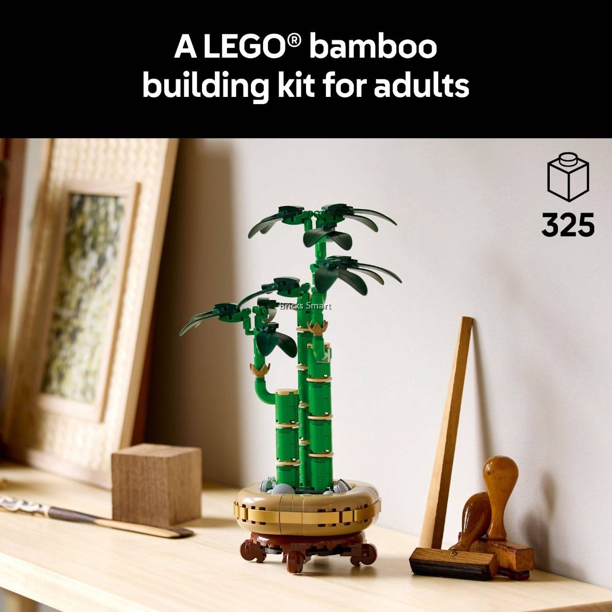 LEGO 10344 Botanicals Icons Lucky Bamboo Building Set (325 Pieces)