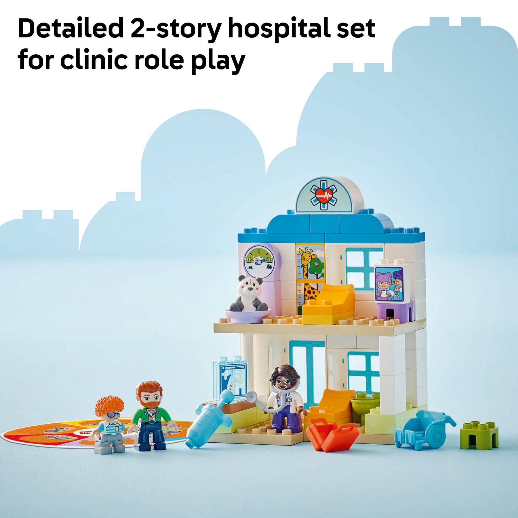 LEGO 10449 DUPLO First Time: Visit with the Doctor Building Toy Set (65 ...