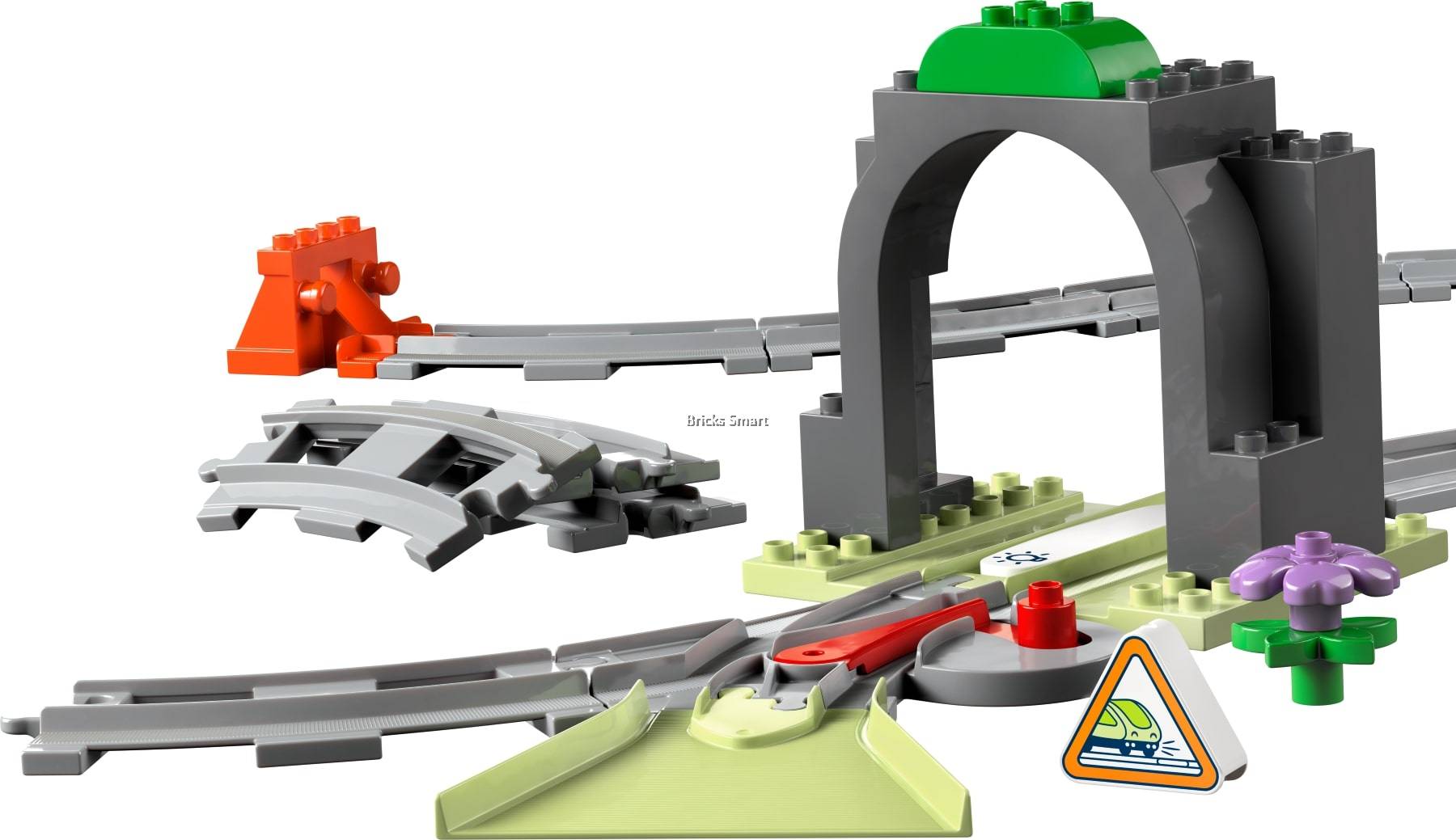 LEGO 10425 DUPLO Train Tunnel and Tracks Expansion Set Building Toy Set ...