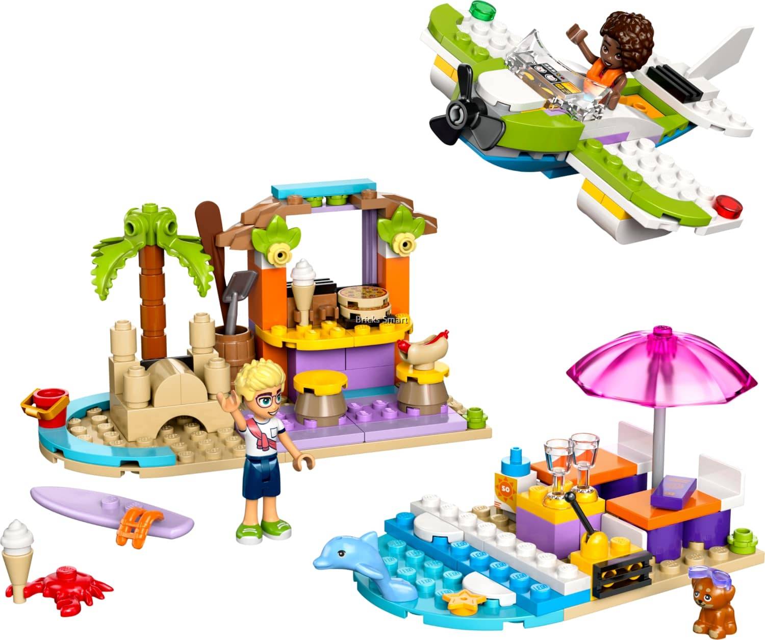 LEGO 42672 Friends Creative Beach and Travel Suitcase Building Toy Set