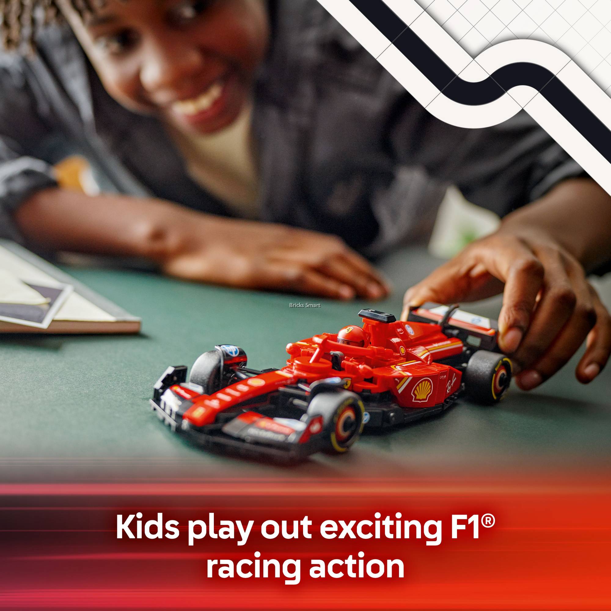 LEGO 77242 Speed Champions Ferrari SF-24 F1 Race Car Building Toy Set ...