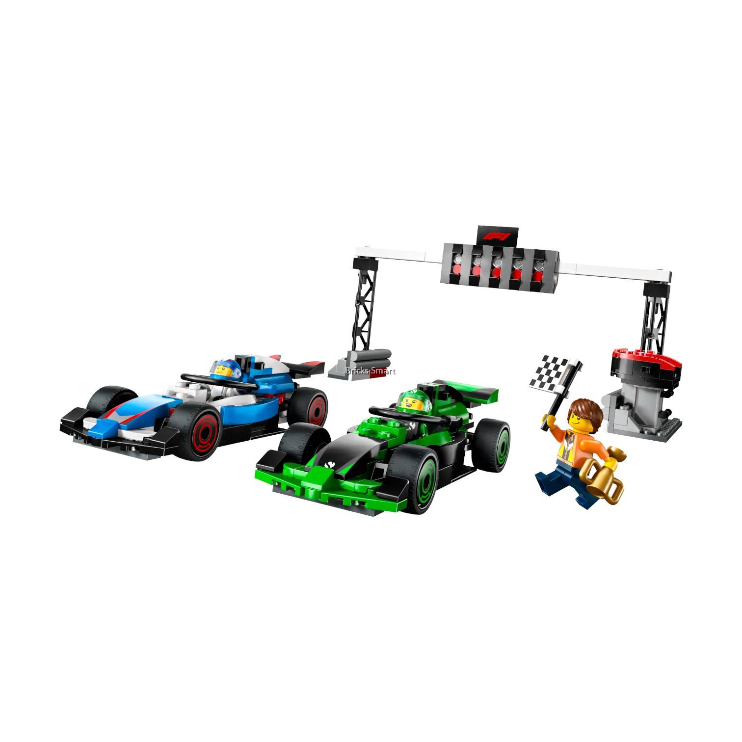 LEGO 60474 City F1 Grid with VCARB & Sauber Race Cars Building Toy Set ...