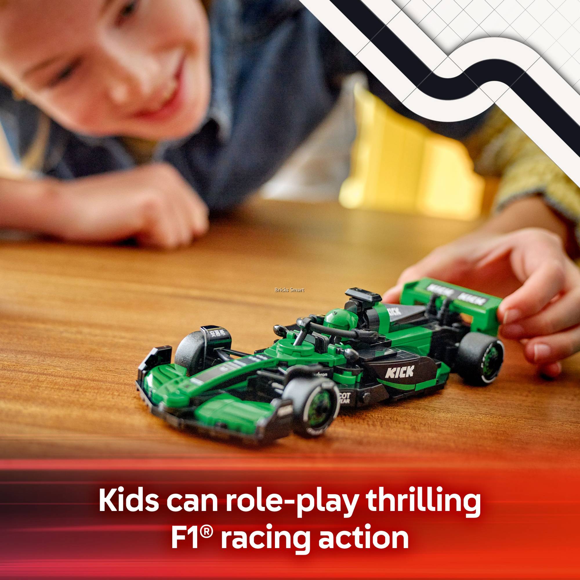 LEGO 77247 Speed Champions KICK Sauber F1 Team C44 Race Car Building ...