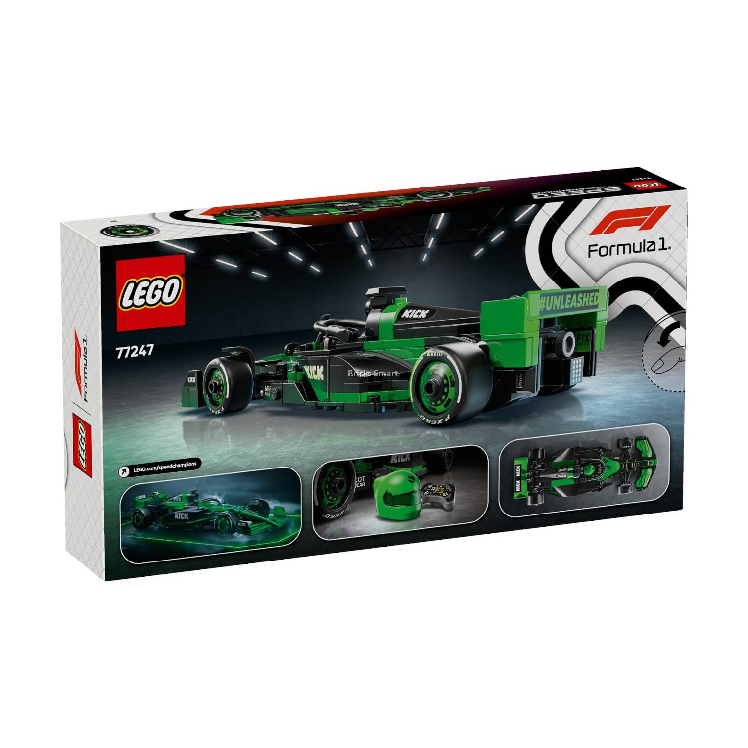 LEGO 77247 Speed Champions KICK Sauber F1 Team C44 Race Car Building ...