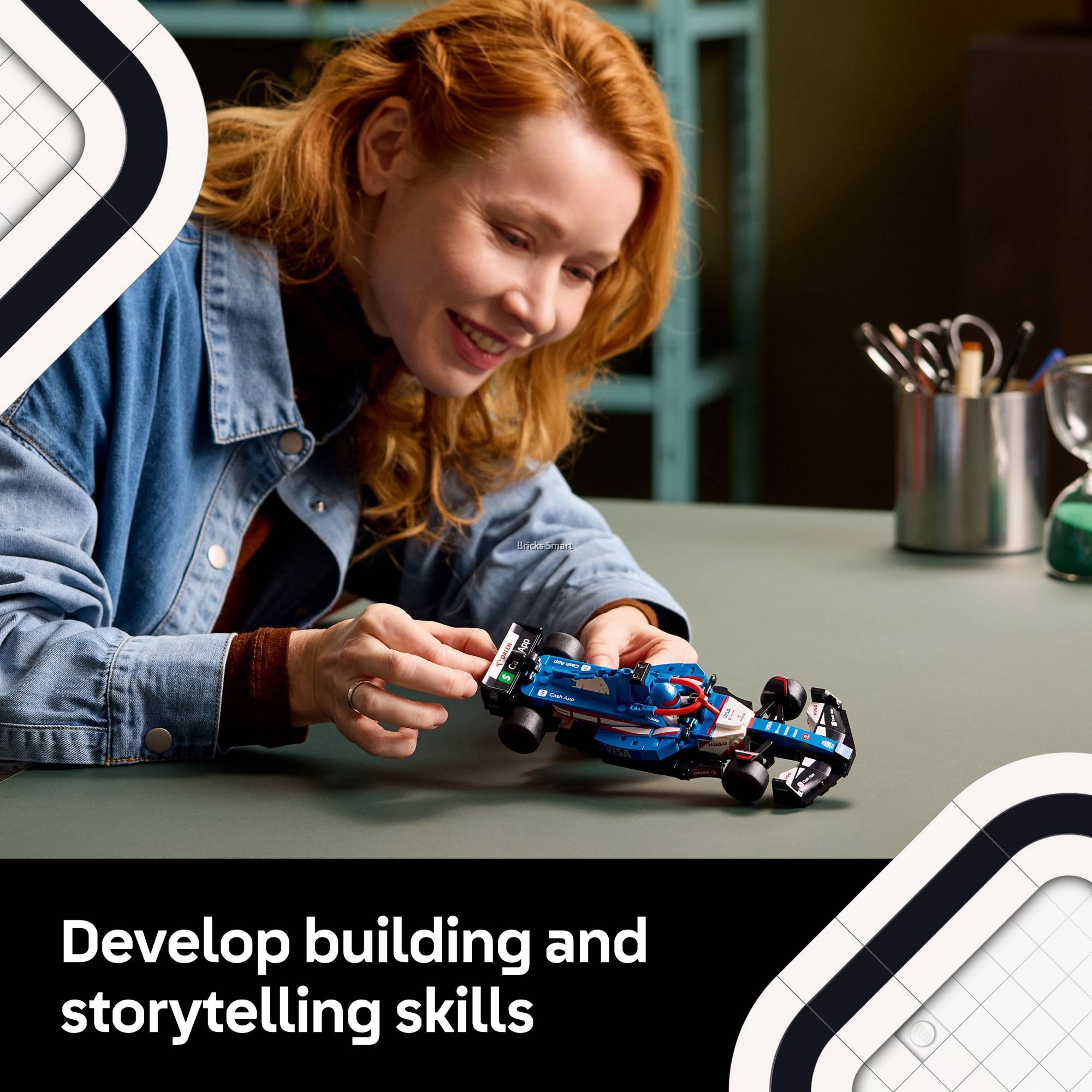 LEGO 77246 Speed Champions Visa Cash App RB VCARB 01 F1 Race Car ...