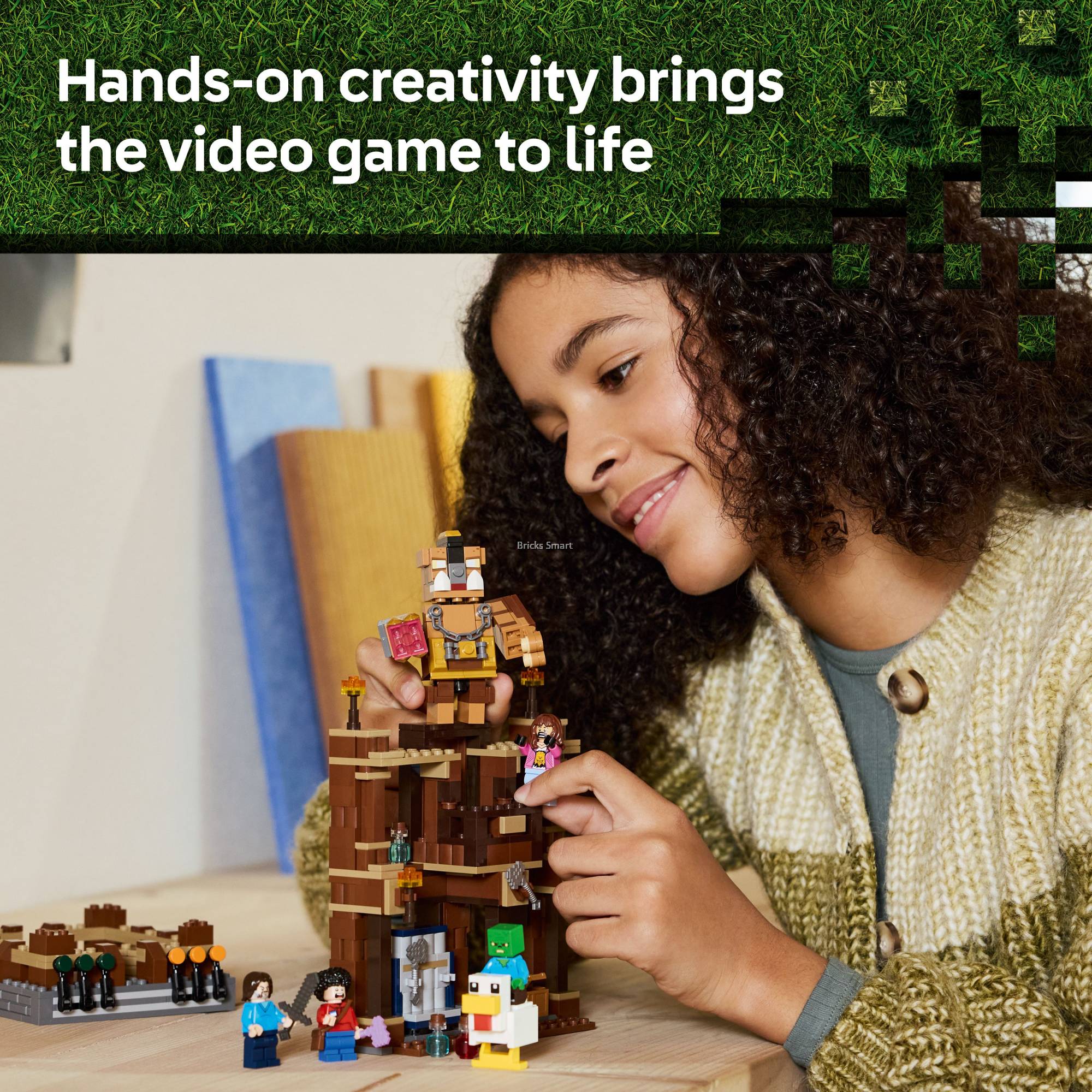 LEGO 21272 Minecraft Woodland Mansion Fighting Ring Building Toy Set ...