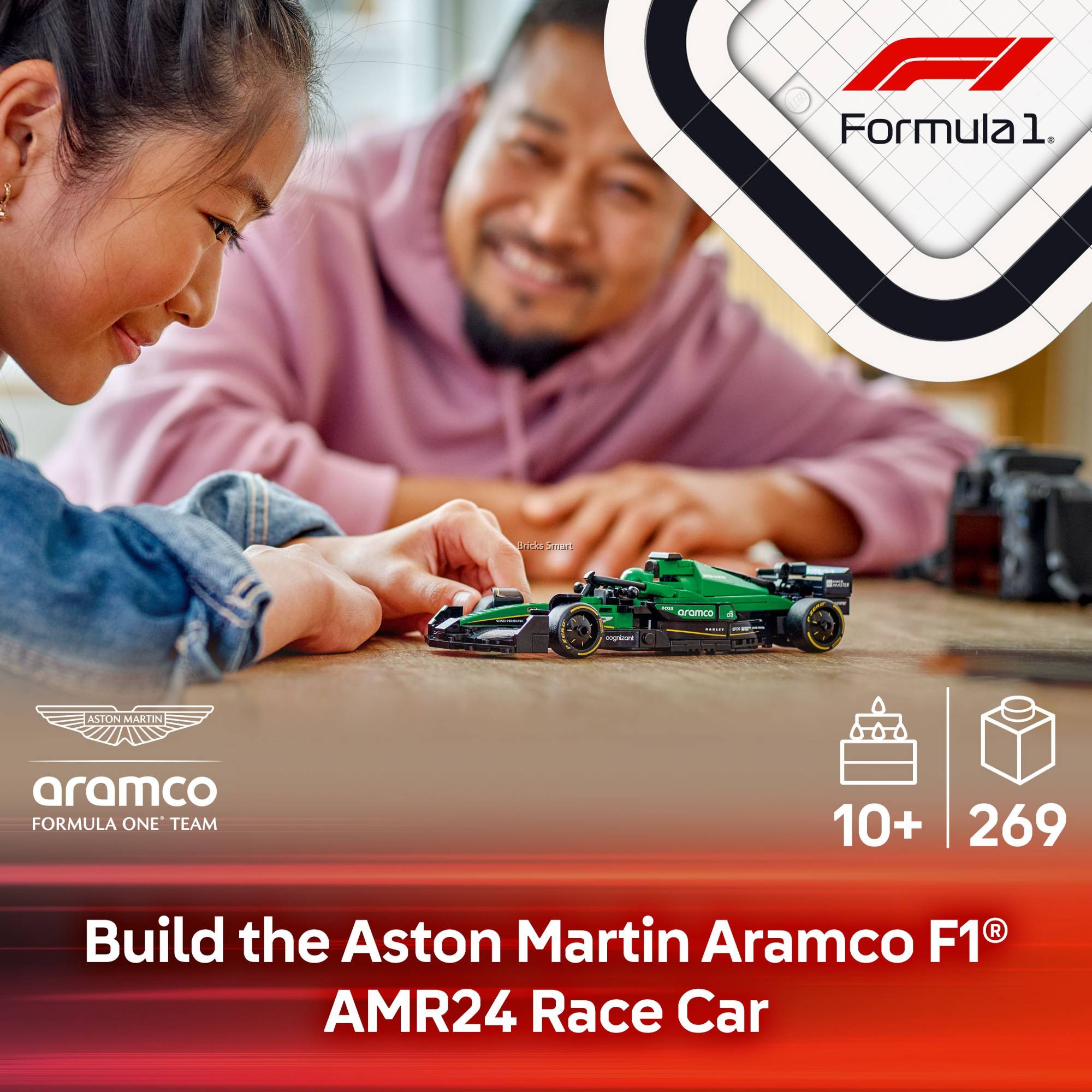 LEGO 77245 Speed Champions Aston Martin Aramco F1 AMR24 Race Car ...