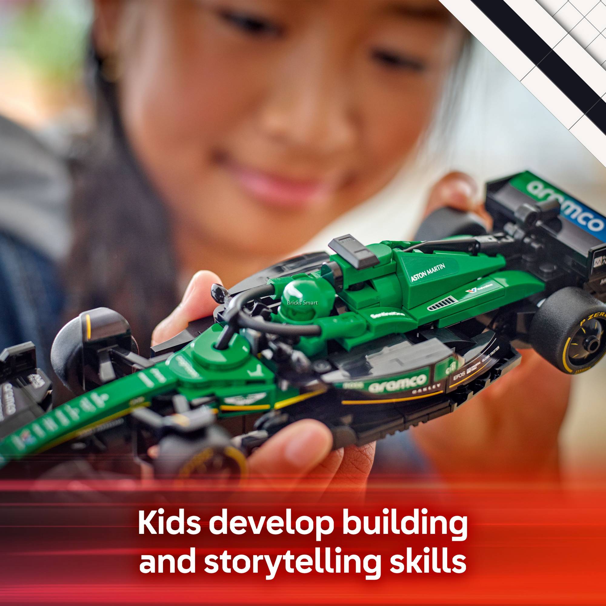 LEGO 77245 Speed Champions Aston Martin Aramco F1 AMR24 Race Car ...