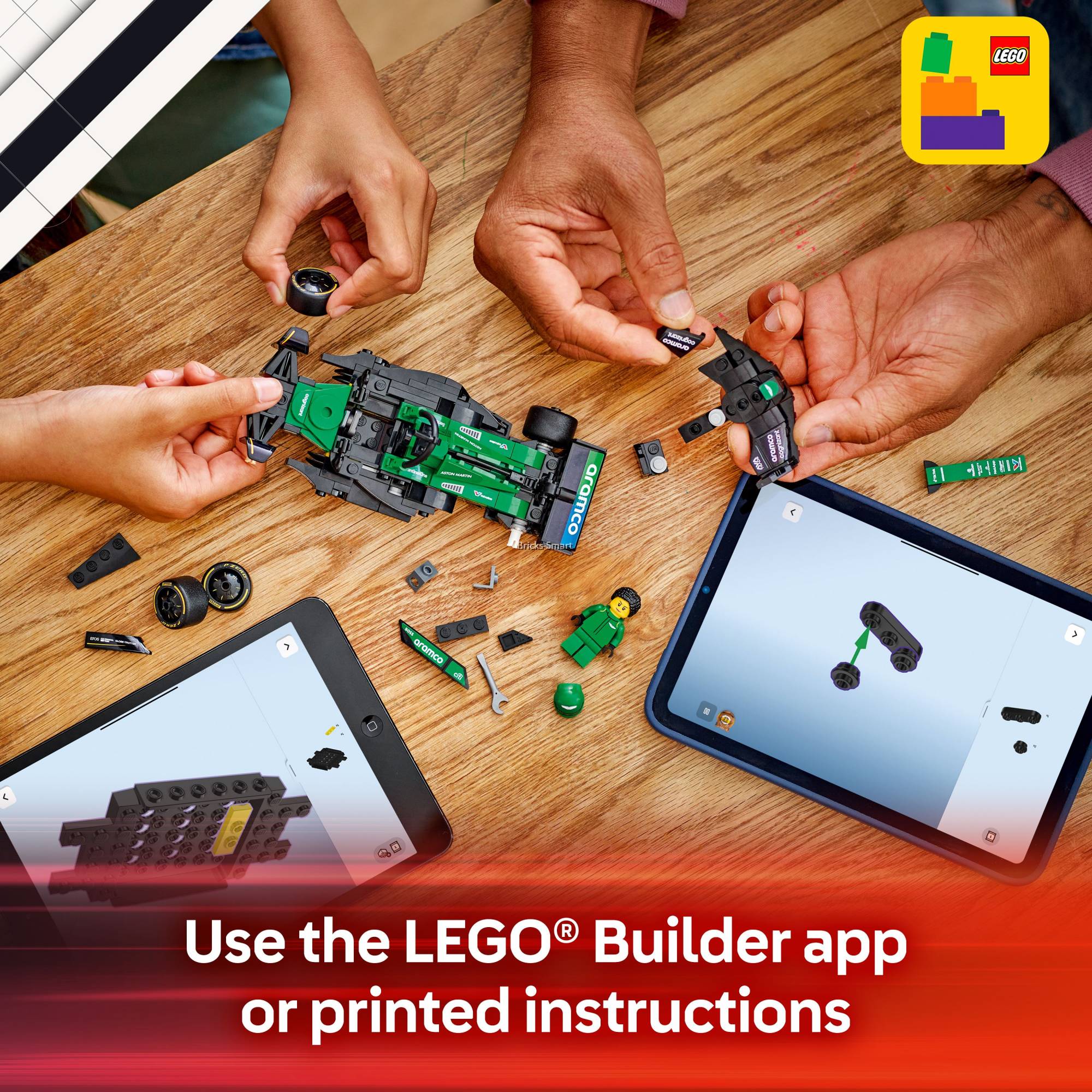 LEGO 77245 Speed Champions Aston Martin Aramco F1 AMR24 Race Car ...