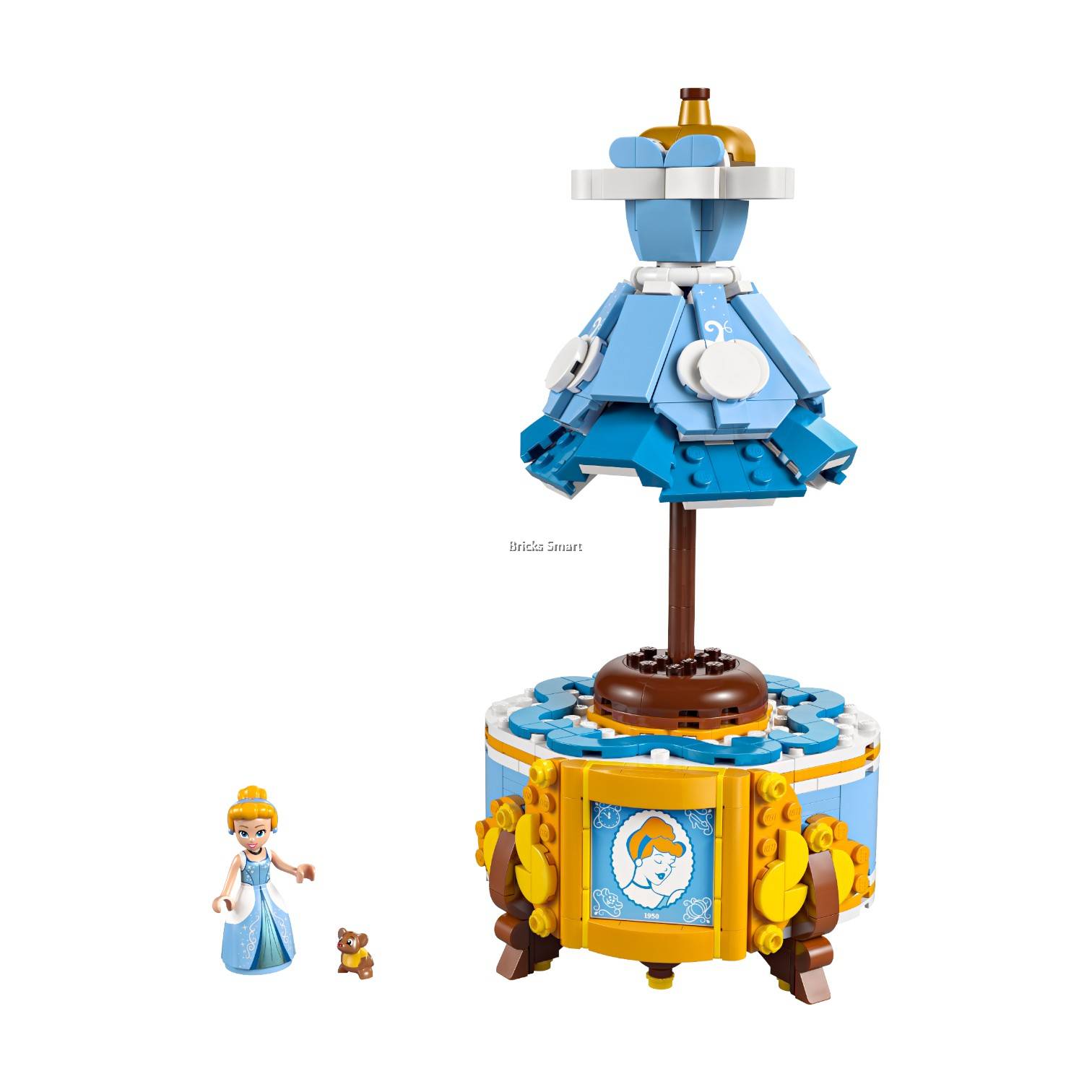 LEGO 43266 Disney Princess Cinderella’s Dress Building Toy Set (474 Pieces)
