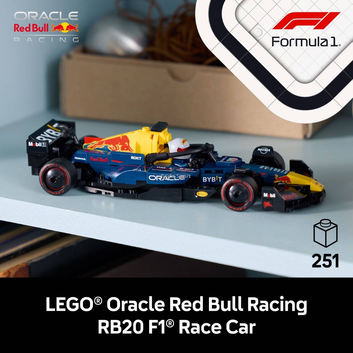 LEGO 77243 Speed Champions Oracle Red Bull Racing RB20 F1 Race Car ...
