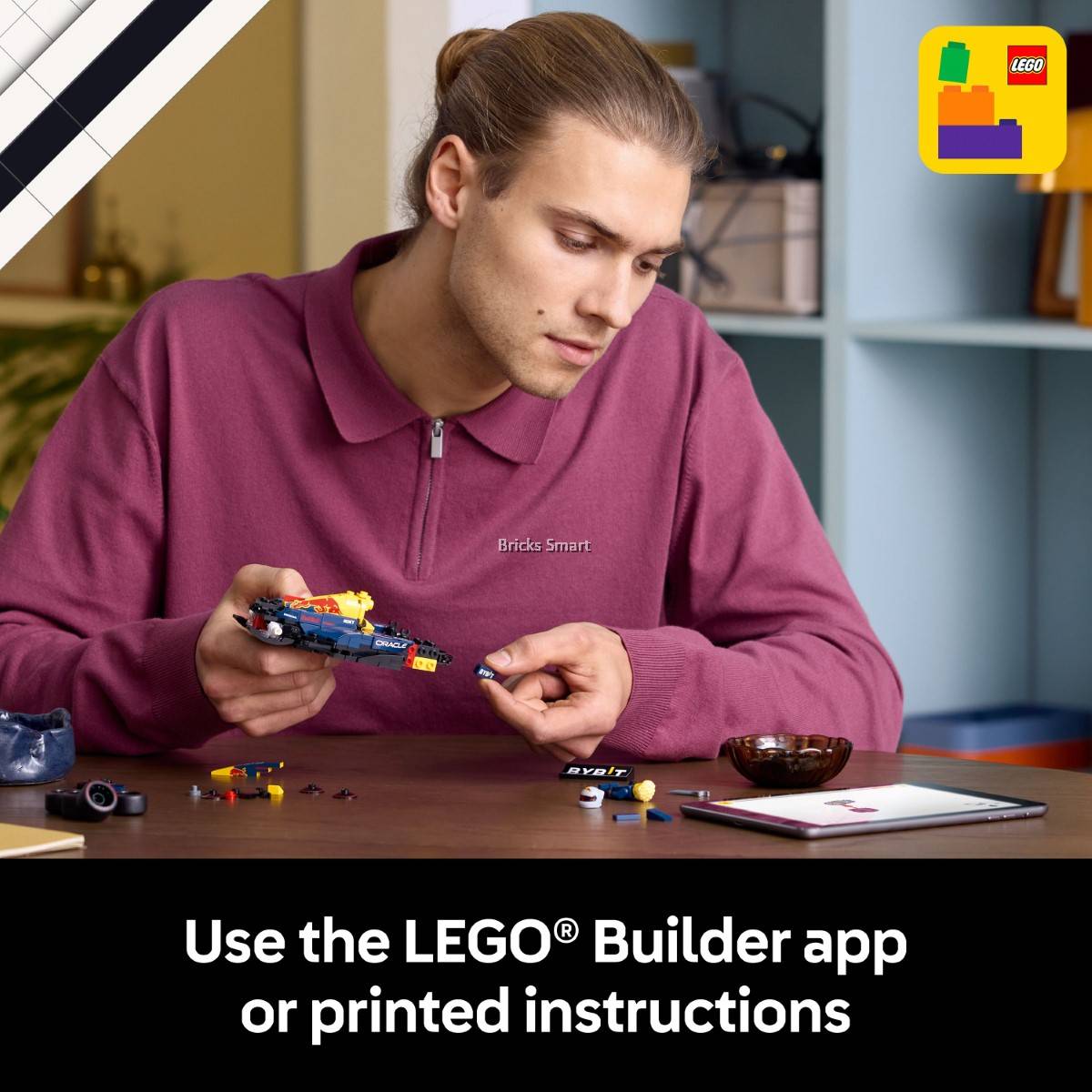 LEGO 77243 Speed Champions Oracle Red Bull Racing RB20 F1 Race Car ...