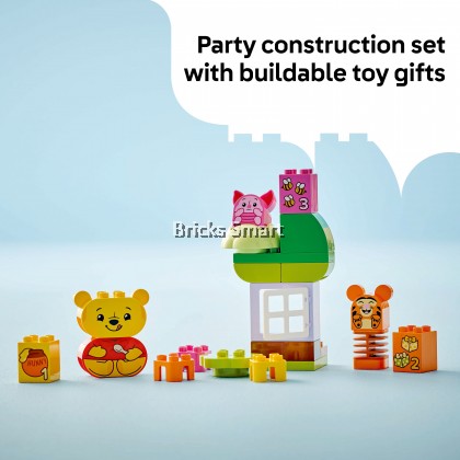 LEGO 10457 DUPLO Disney Winnie the Pooh’s Birthday Party Building Toy ...