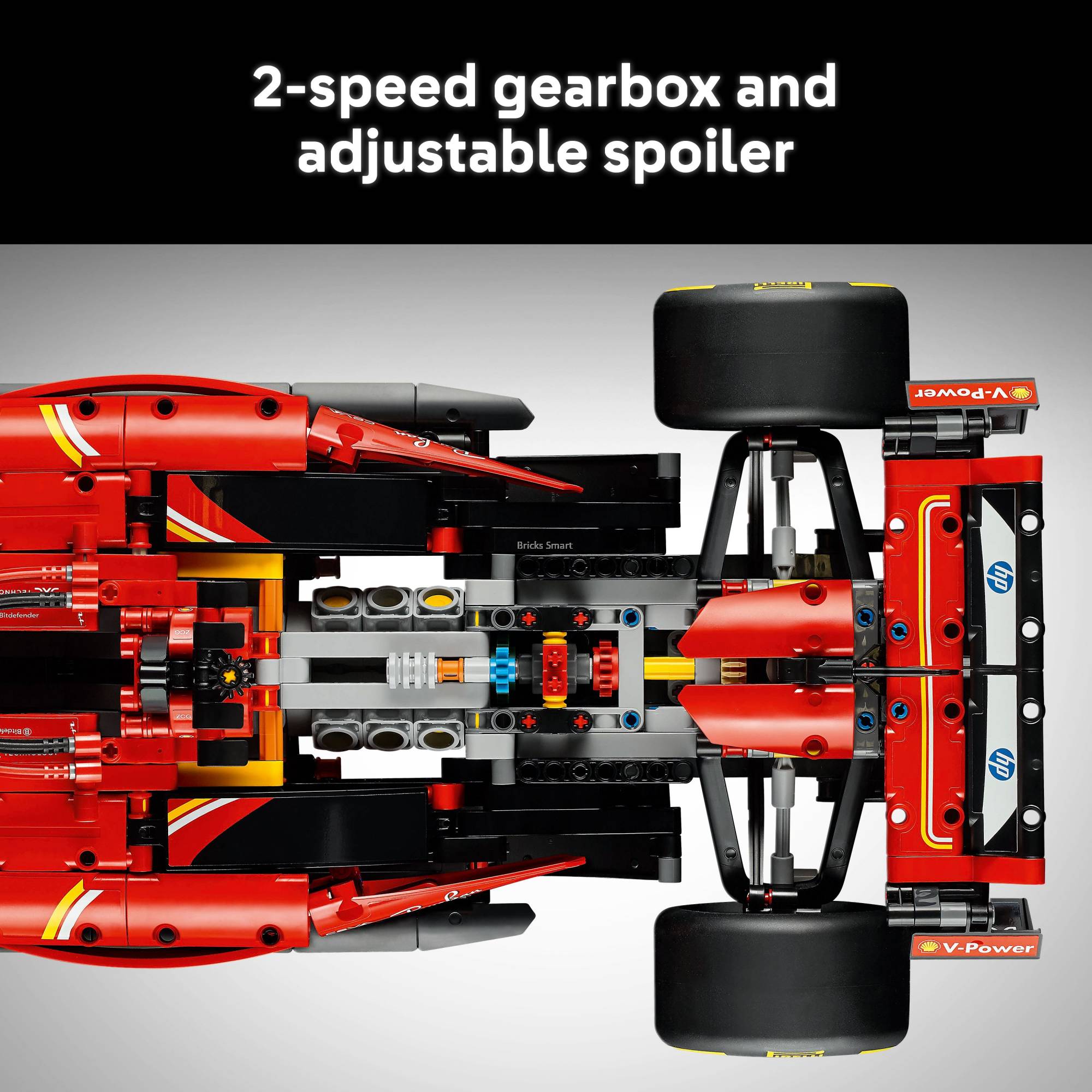 LEGO 42207 Technic Ferrari SF-24 F1 Car Building Toy Set (1361 Pieces)