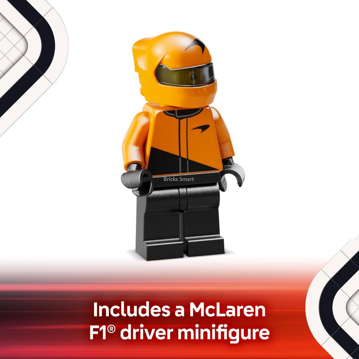 LEGO 77251 Speed Champions McLaren F1 Team MCL38 Race Car Building Toy ...