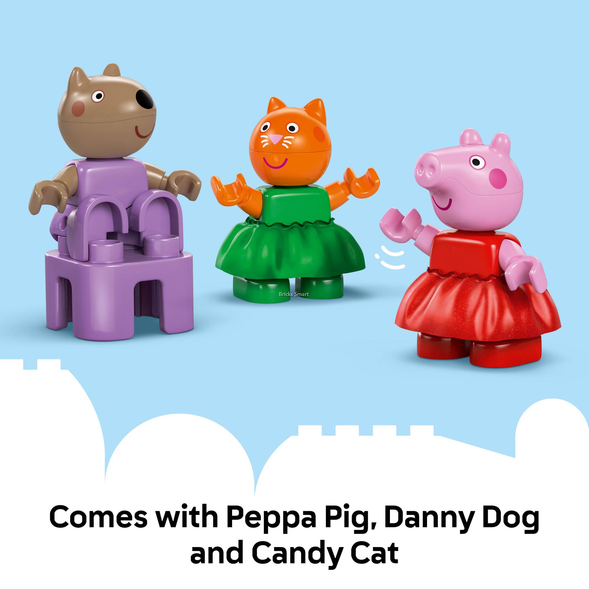 LEGO 10453 DUPLO Peppa Pig Funfair Building Toy Set (53 Pieces)