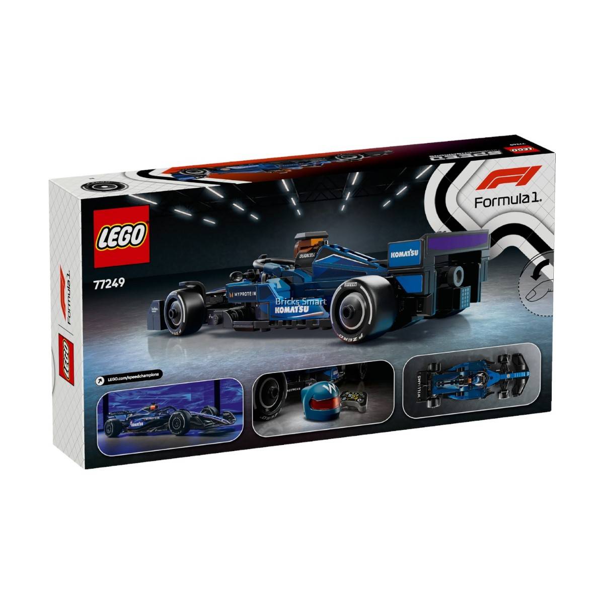 LEGO 77249 Speed Champions Williams Racing FW46 F1 Race Car Building ...